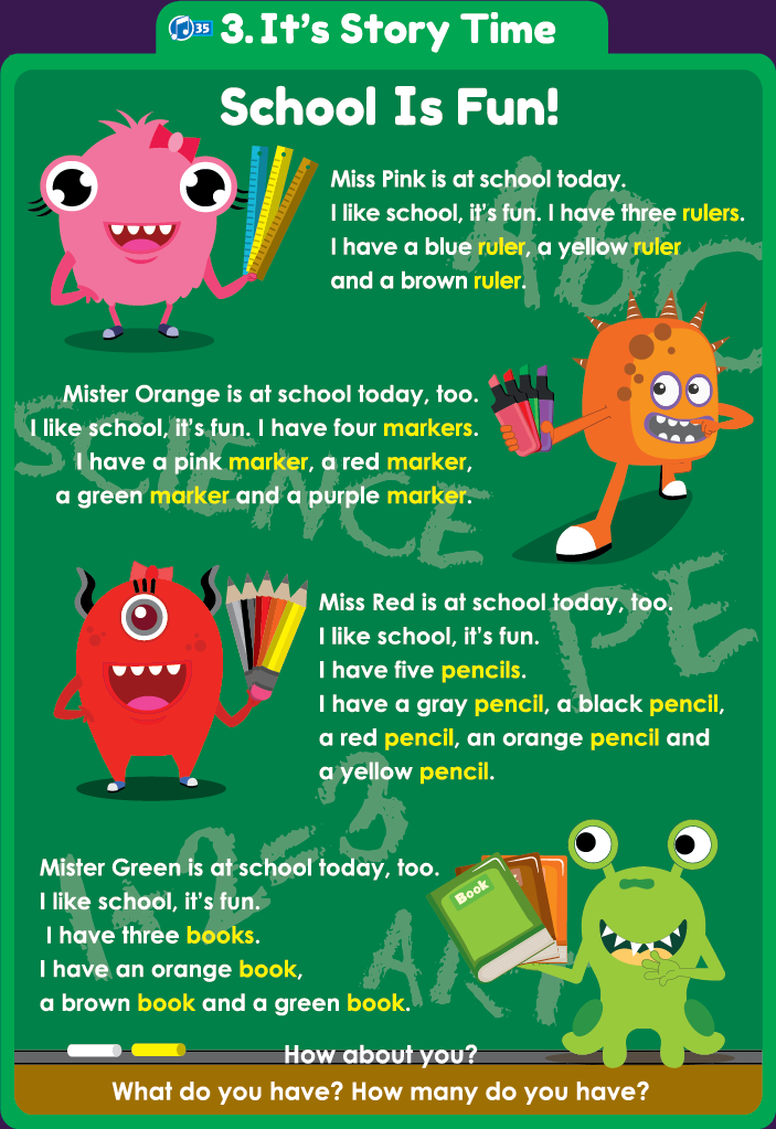 LM What's in a unit - Fun Kids English